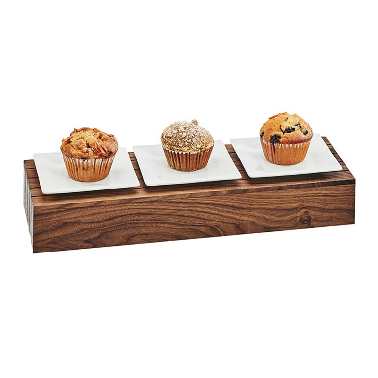 Mid-Century 20 1/2" x 7" x 3" Rectangular Riser - Cal-Mil