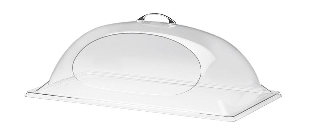 Classic Clear Dome Display Cover with Single Side Opening - 12" x 20" x ...