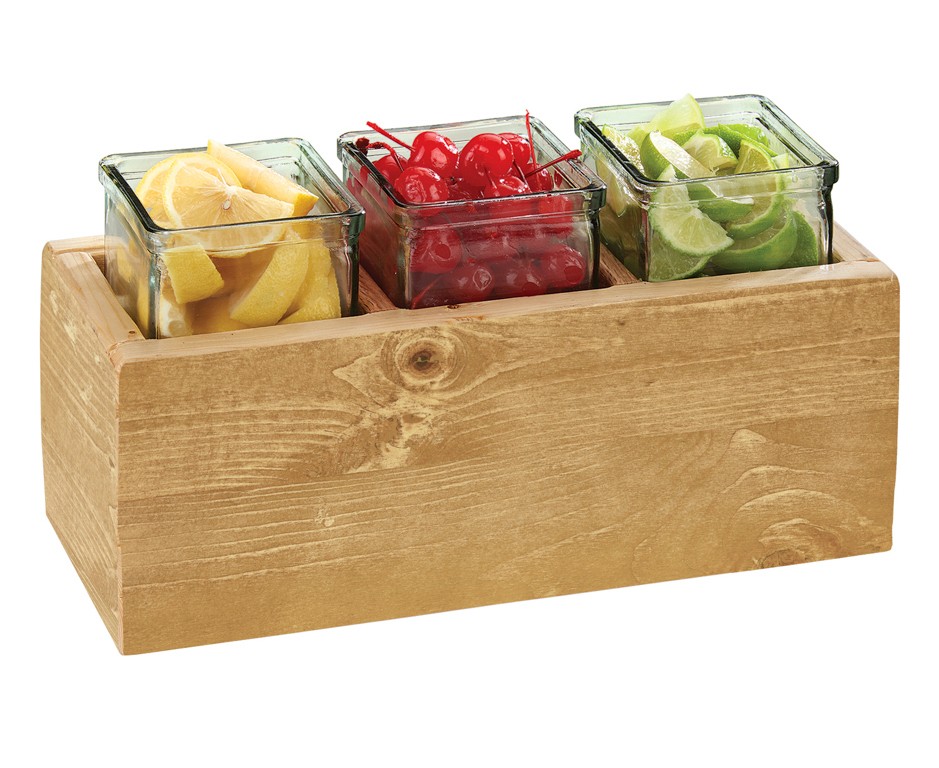Madera Jar Display 14" x 5" x 6" - Cal-Mil