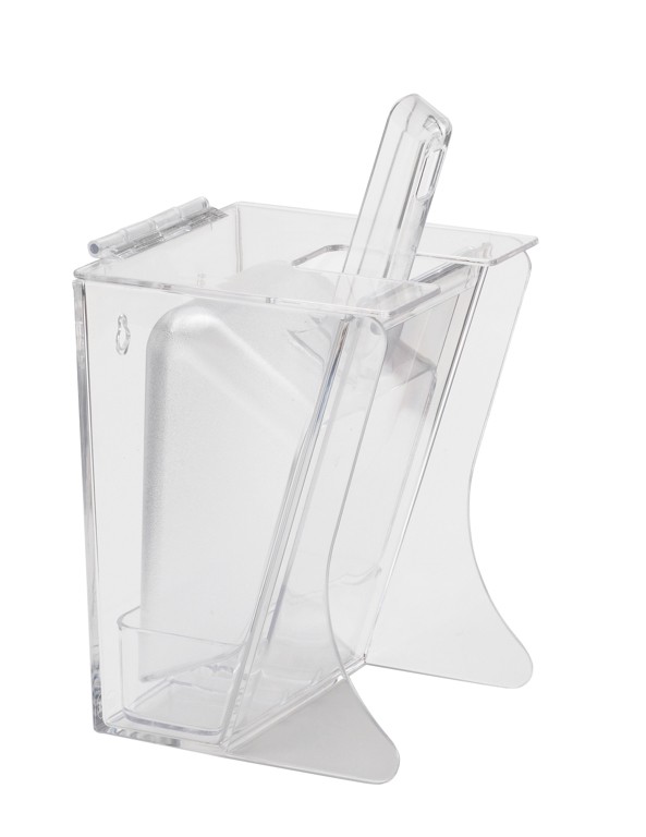 32 oz. Polycarbonate Freestanding Scoop Holder - Cal-Mil