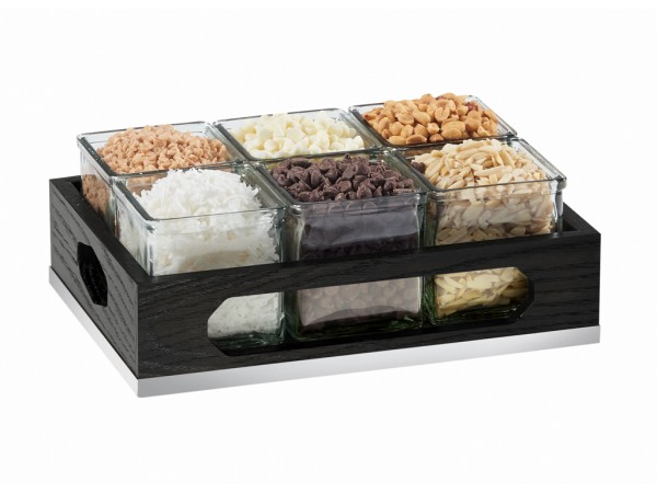 Cinderwood 6 Jar Display - Cal-Mil