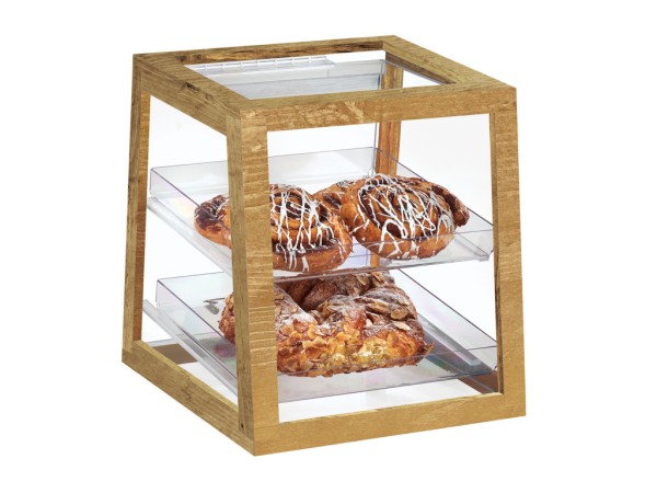 Madera 2 Tier Display Case - Cal-Mil