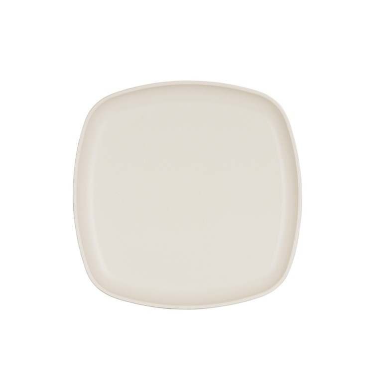 Oslo 10" Sq Plate - Ivory - Cal-Mil