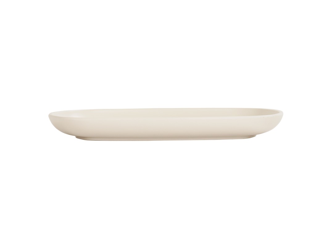 Oslo 10" Sq Plate - Ivory - Cal-Mil